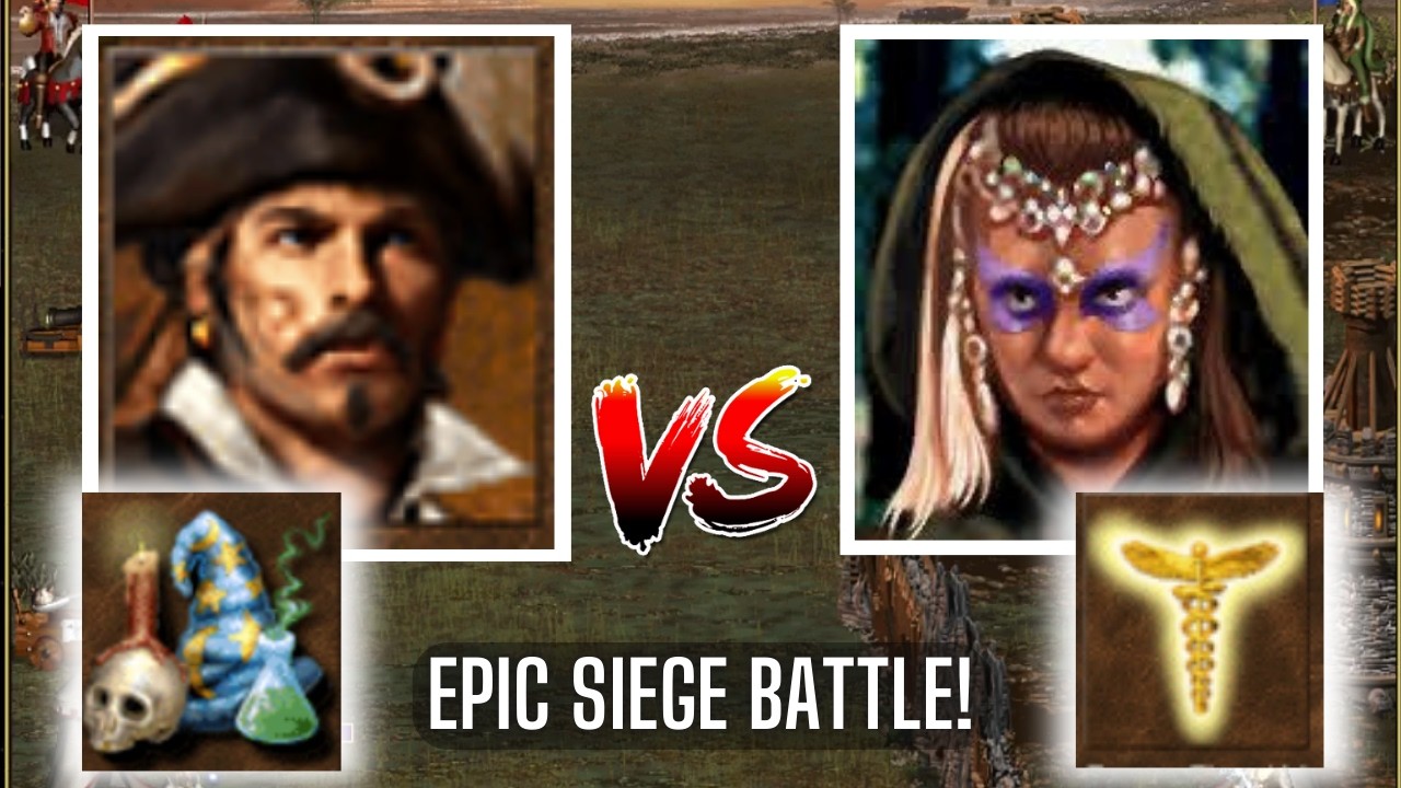 Heroes 3: Intense Final Siege Battle - Cove vs Rampart - YouTube