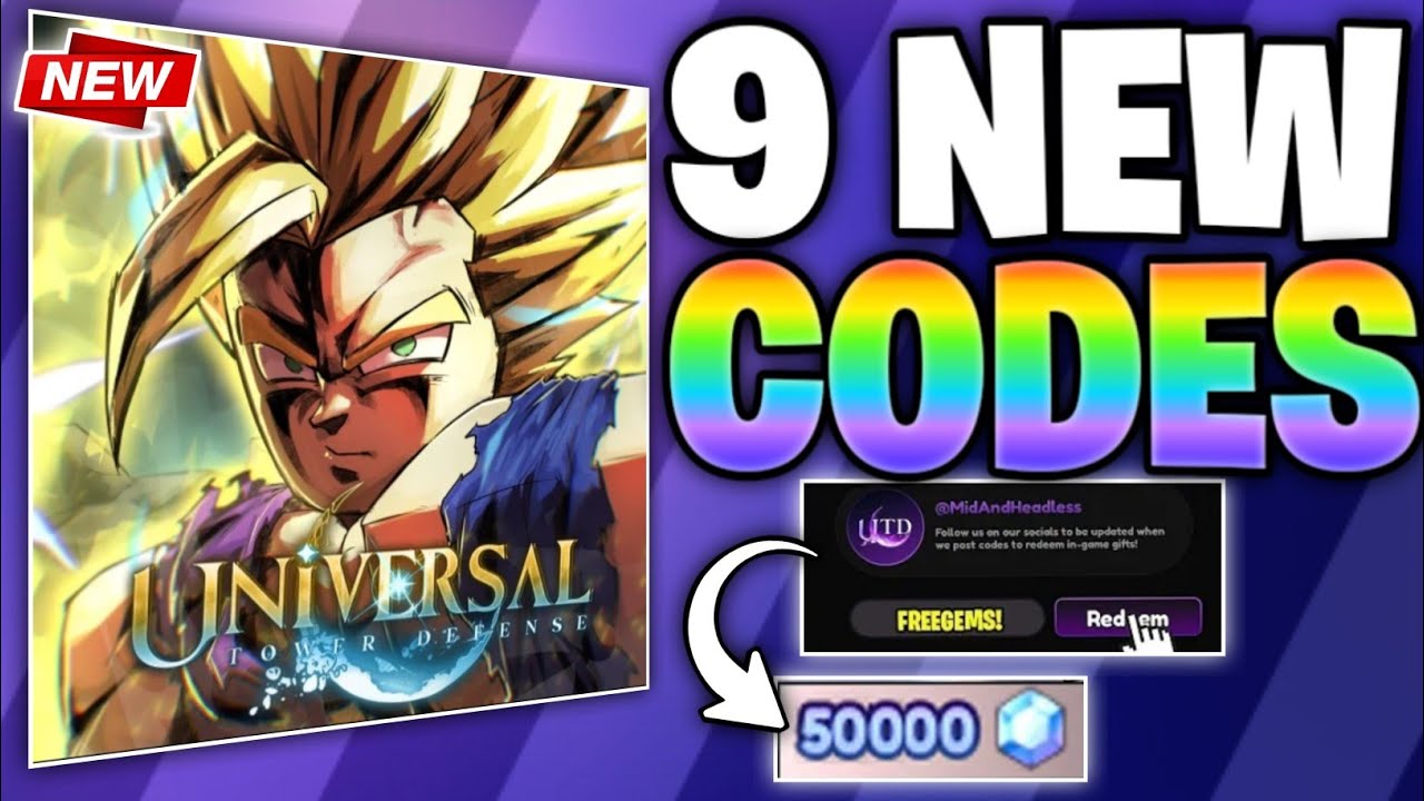 🔥UPDATE! 🔥UNIVERSAL TOWER DEFENSE CODES FEBRUARY 2026! ROBLOX UNIVERSAL ...