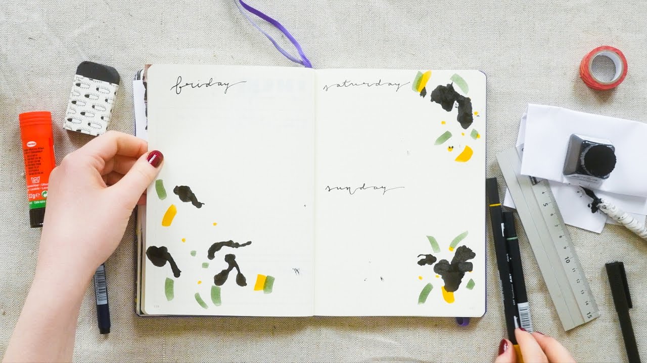 Bullet Journal | My favorite WEEKLY SETUP - YouTube