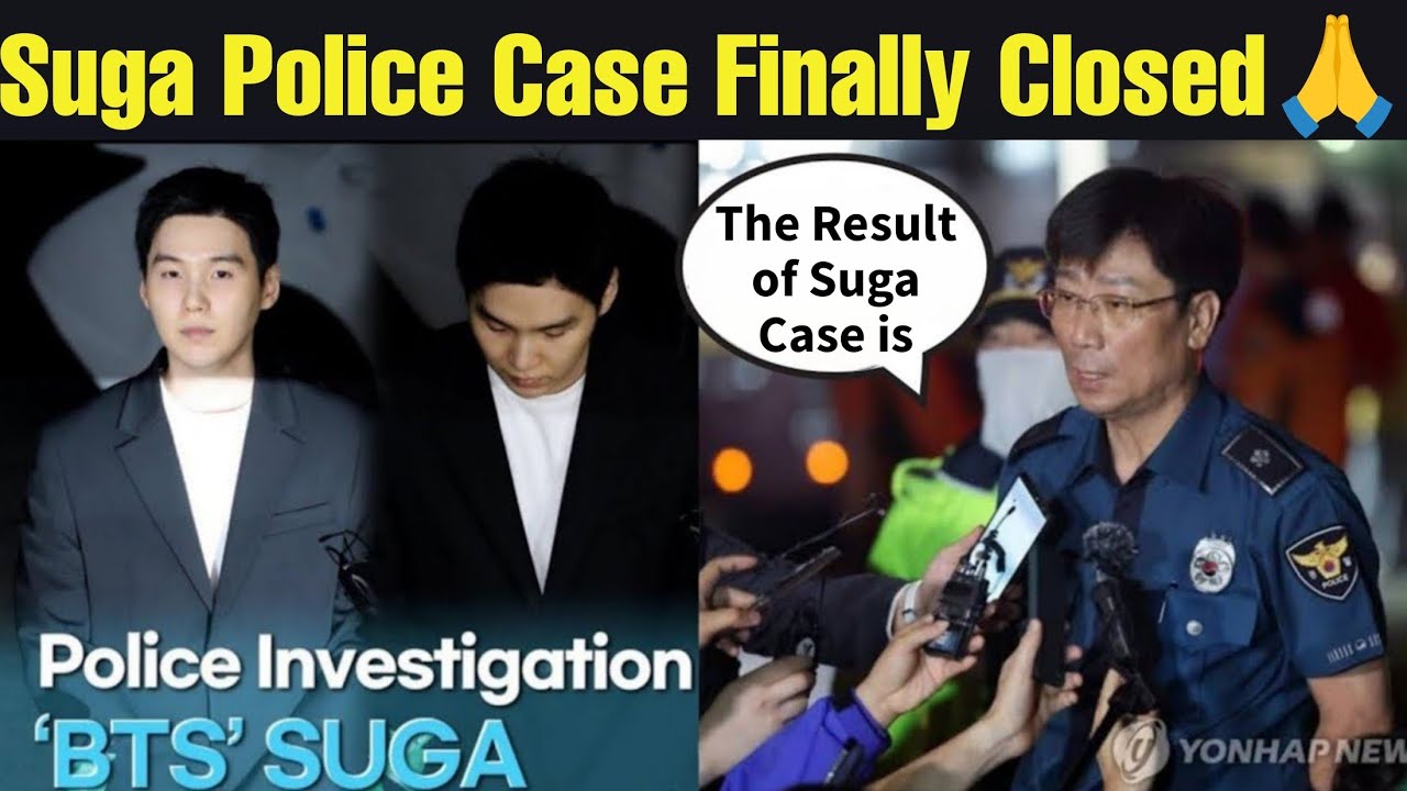 Suga Police Case Final Decision 🙏 BTS Suga Police Case Finally Closed 😭 ...