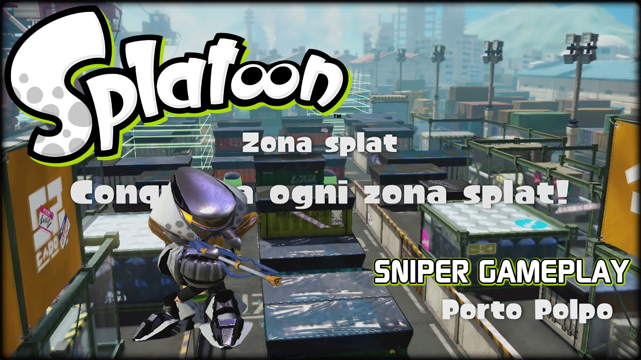 Splatoon Sniper gameplay Splat Zone [ITA] | iNeMeZz - YouTube