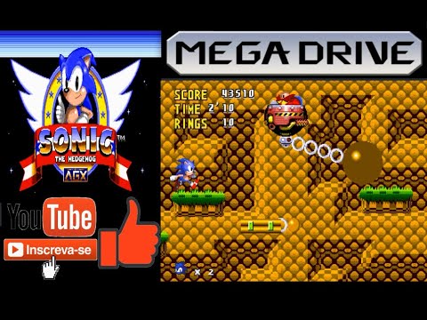Sonic the hedgehog AGX (Mega Drive) - YouTube