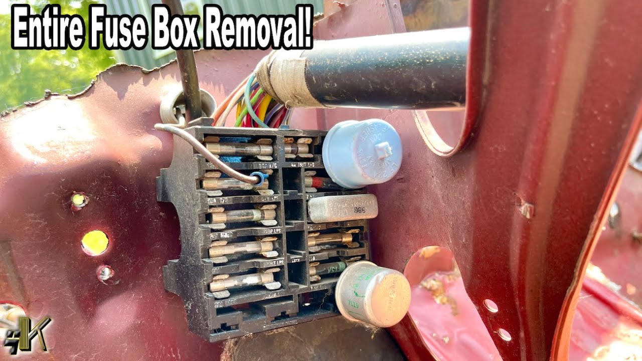 Ford Mustang II Fuse Box Removal, Harness Complete Unit Removal! Ford ...