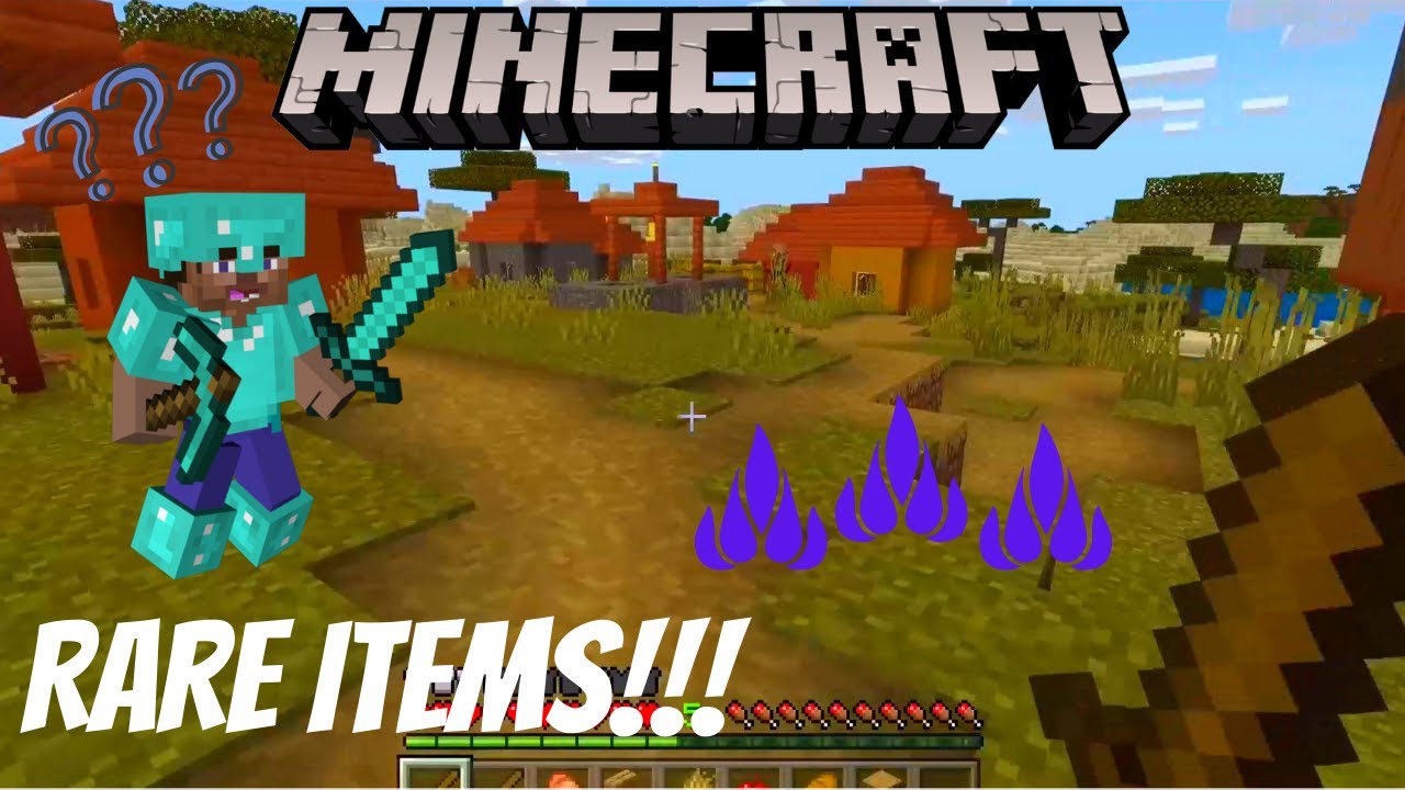Minecraft Survival Where To Find Rare Items - YouTube