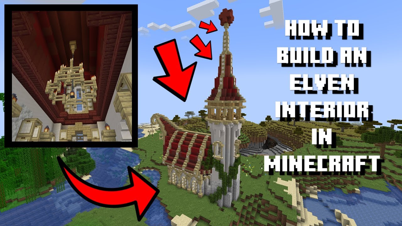 How to build Elven Interiors in Minecraft - Tutorial - YouTube