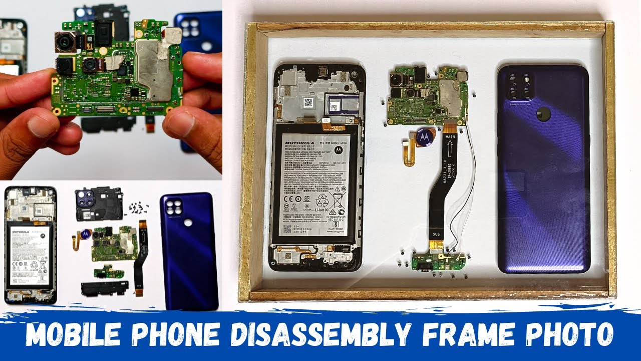 Turning my old phone into frame of art - YouTube