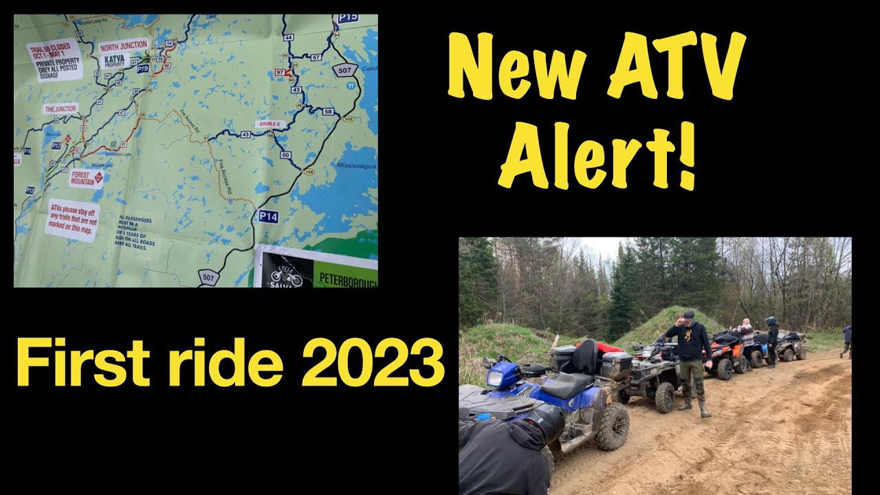 First ride of 2023 and somebody is riding a NEW ATV! - YouTube