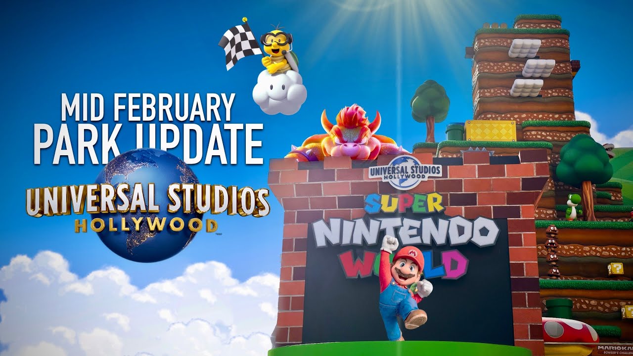 OPEN TOO EARLY?? Mid February Universal Studios Hollywood Construction ...