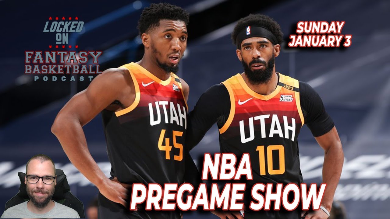 NBA Pregame Show | Fantasy Basketball/DFS | Sunday January 3 - YouTube