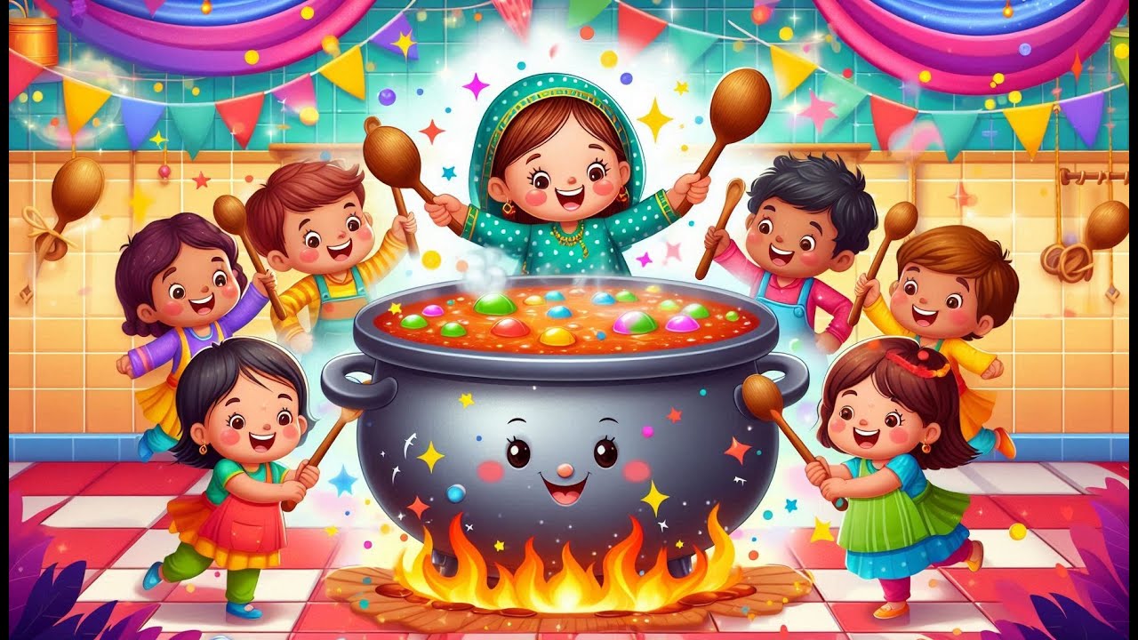 The Magical Cooking Pot Kids Rhymes Song | Cooking Song For Kids - YouTube