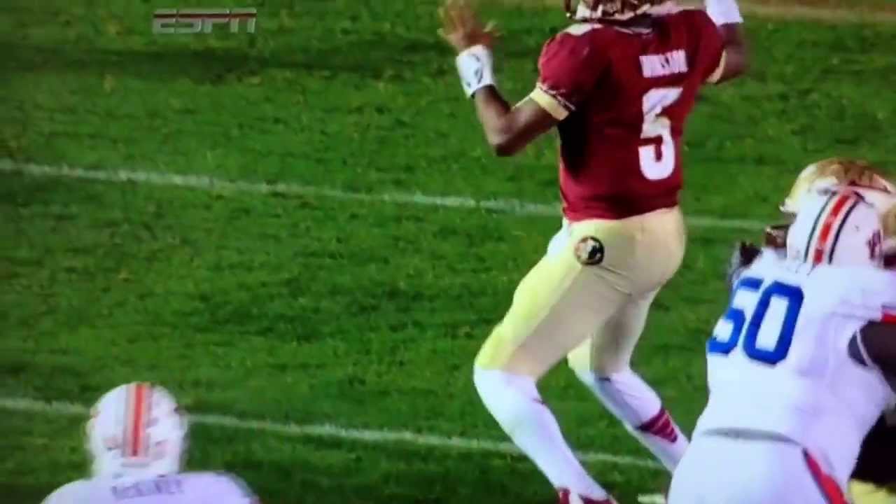 James Winston to Kelvin Benjamin Game Winning TOUCHDOWN vs. Auburn in ...