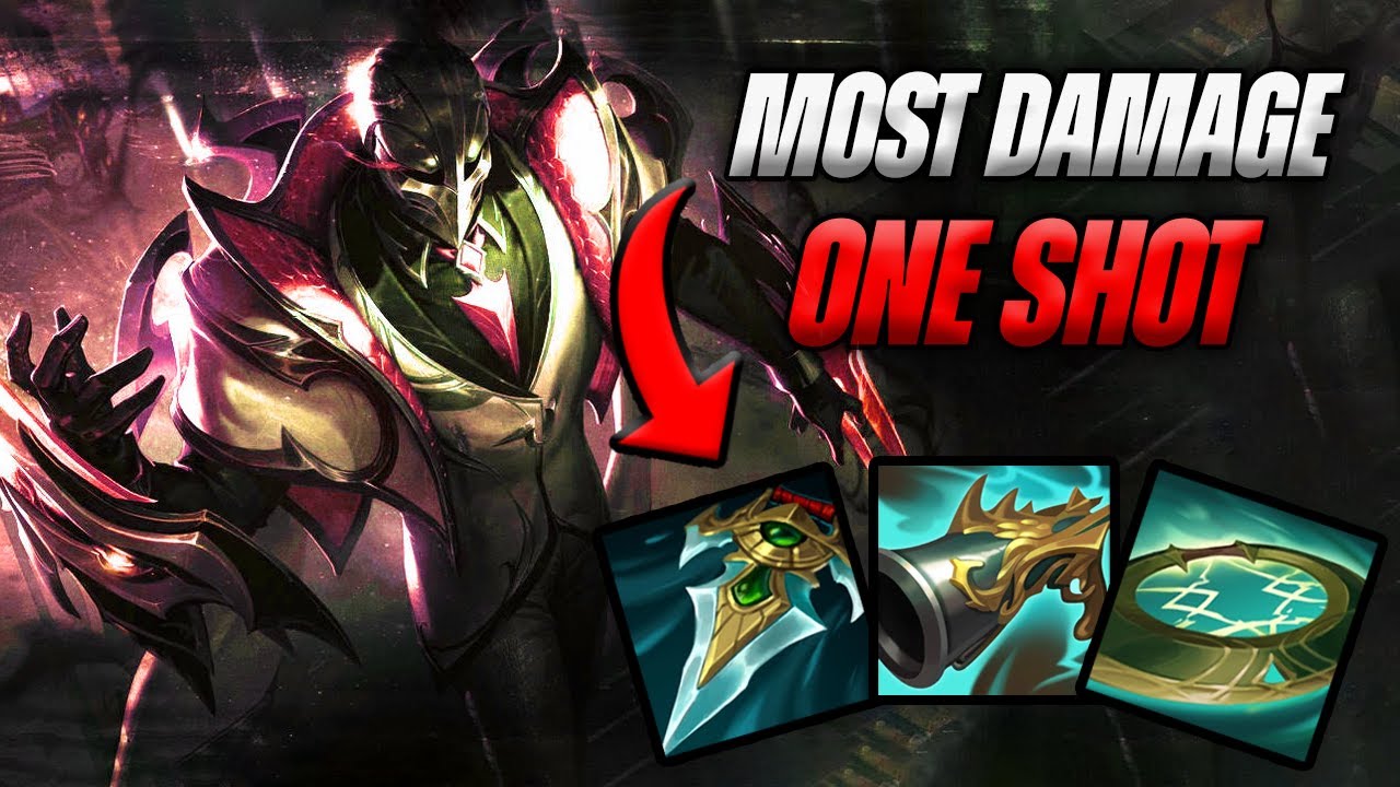 ONE SHOT ANYTHING | Highest Damage Zed Build - YouTube