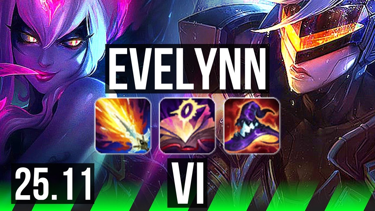 EVELYNN vs VI (JGL) | Legendary | EUW Diamond | 25.11 - YouTube