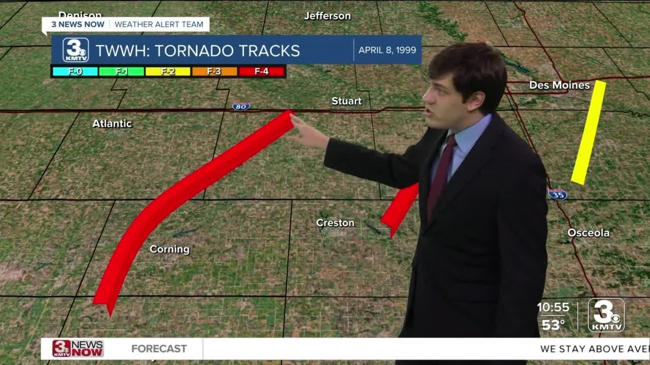 Weather History: 1999 twister outbreak in Iowa and Nebraska - YouTube