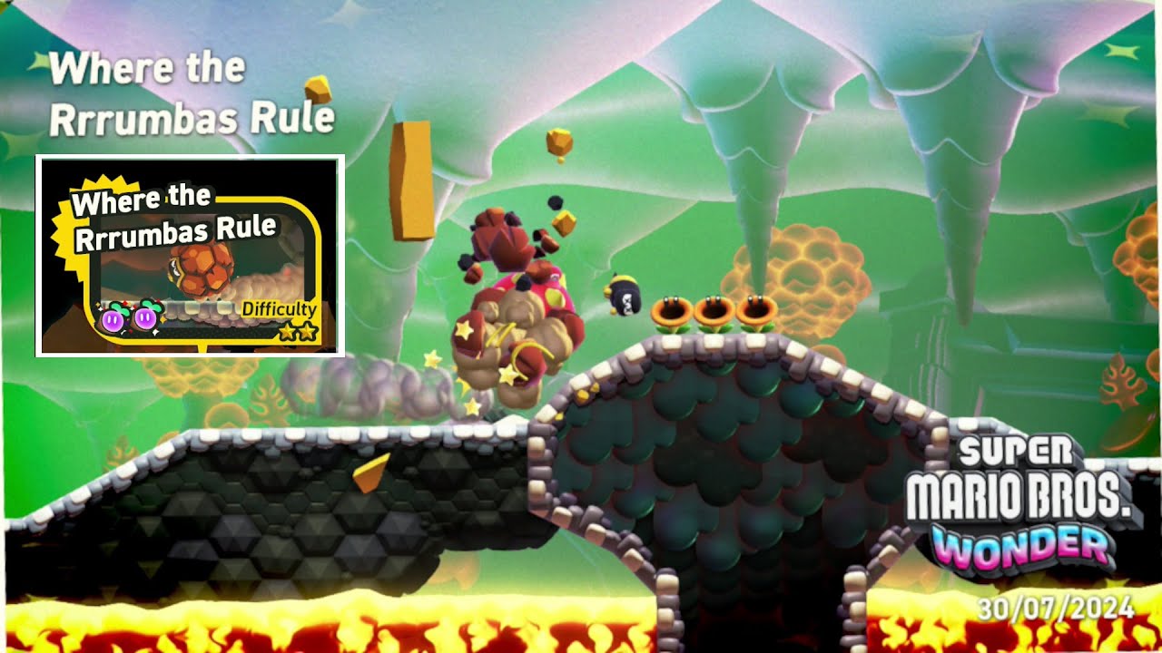 Super Mario Bros Wonder: Where the rrrumbas rules - YouTube