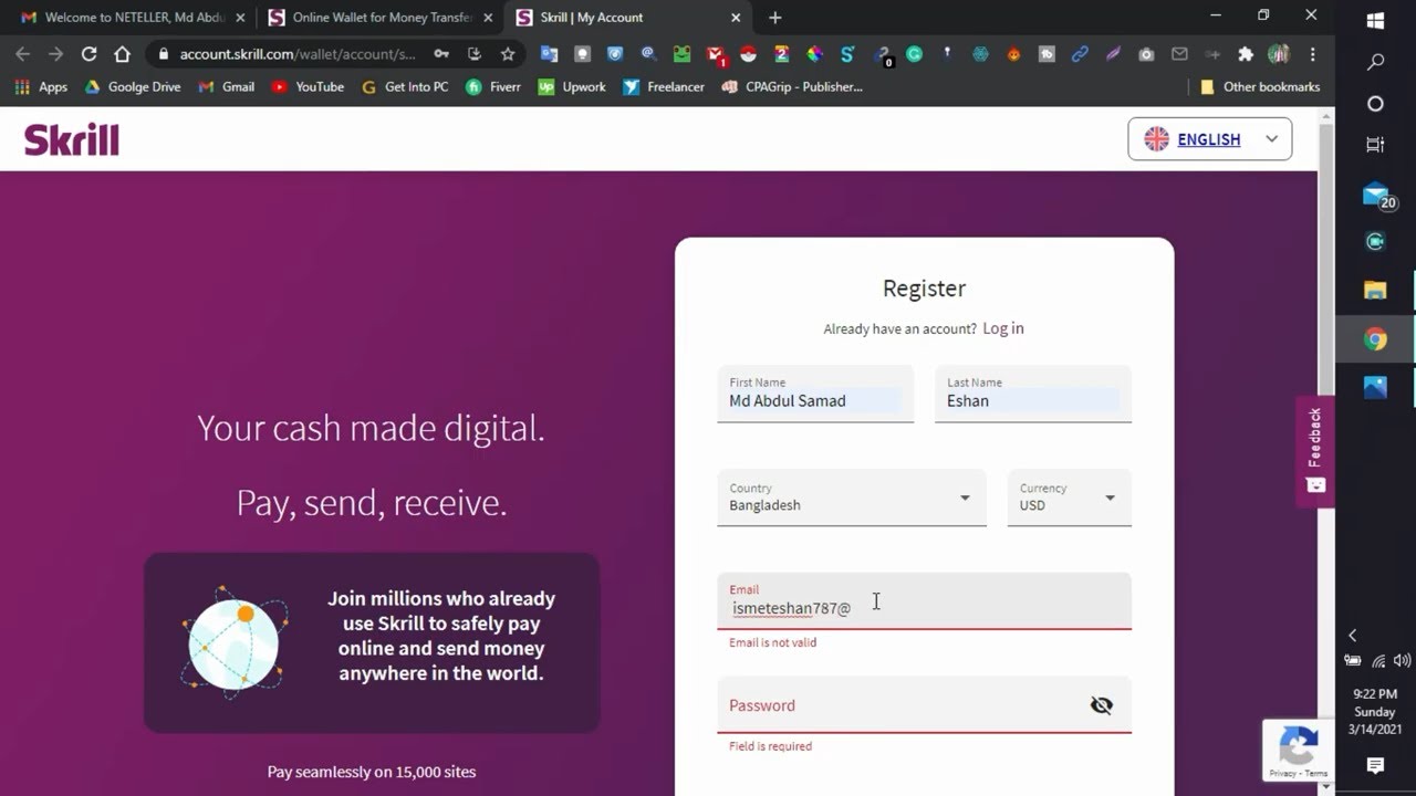 How to Open a Skrill Account - Step by Step Tutorial [2020] - YouTube