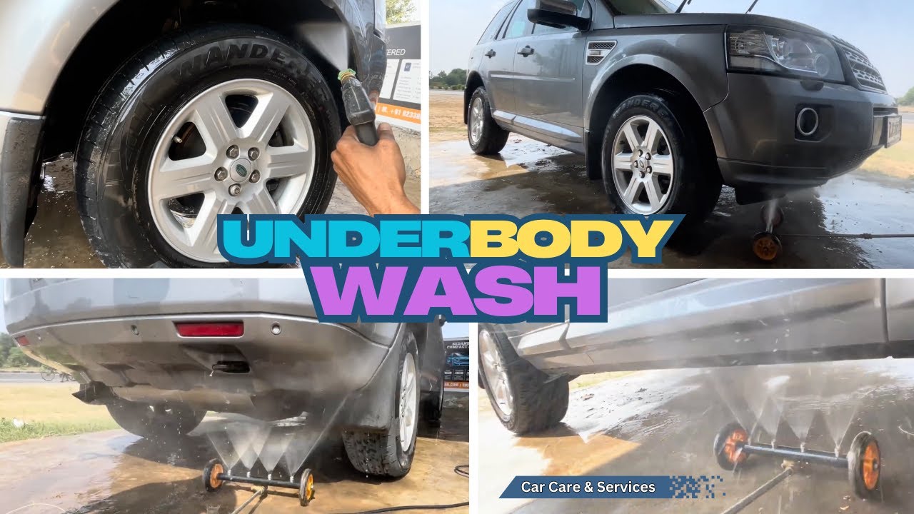 Car Under Body Wash Using Underbody Lancer | No Need to Lift the Car ...