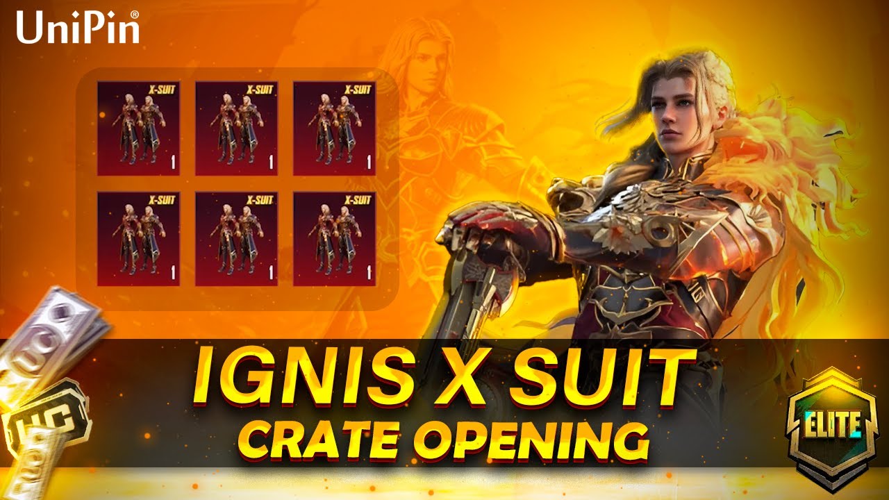NEW IGNIS X SUIT CRATE OPENING | 2x RP GIVEAWAY BY UniPin - YouTube