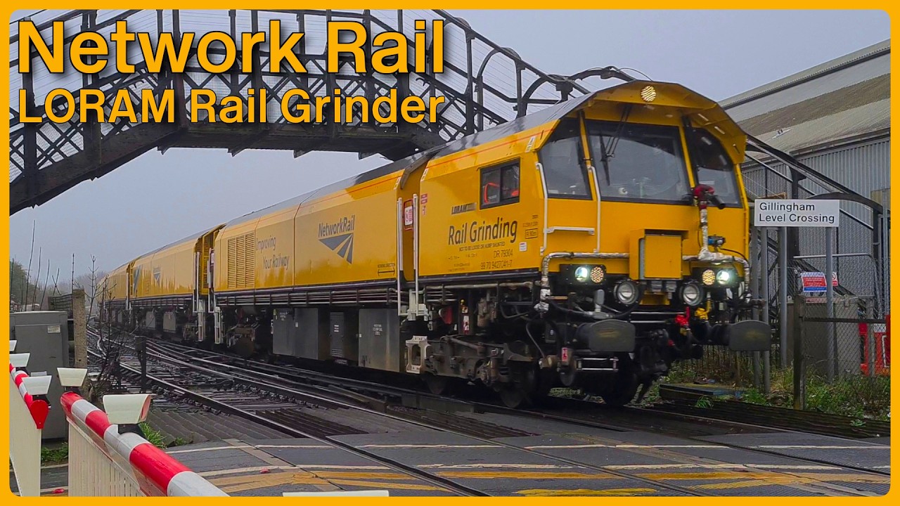 Network Rail LORAM C44 Rail Grinder (Unit 01) | Gillingham Level ...