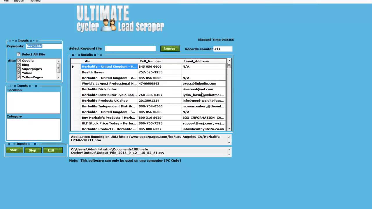 Ultimate Cycler: How to Use The Ultimate Cycler Lead Scraper ETHICALLY ...