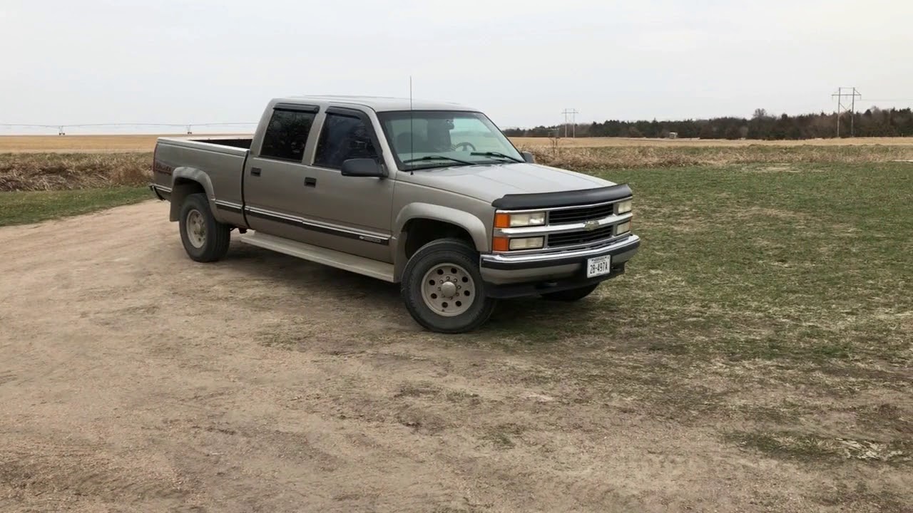 BigIron.com EN6582 2000 Chevrolet 2500 LS Crew Cab Short Box 4x4 Pickup ...