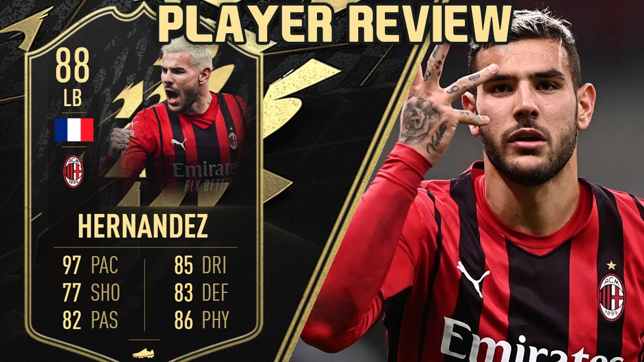 THE BEST! ⭐ 88 TOTW THEO HERNANDEZ PLAYER REVIEW! FIFA 22 ULTIMATE TEAM ...