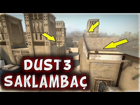 DUST 3 HARİTASINDA SAKLAMBAÇ EFSANE !!! (CS:GO)