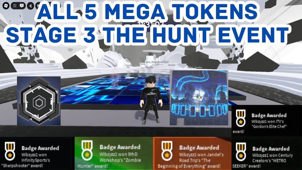 ALL 5 MEGA TOKENS STAGE 3 in ROBLOX THE HUNT EVENT 2025 - YouTube