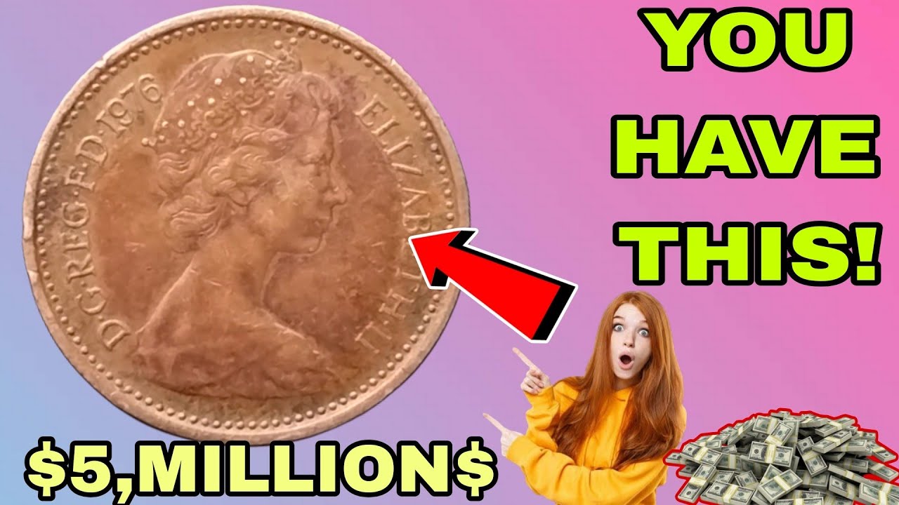 1976 Elizabeth II One Penny Coin – UK Decimal Bronze Penny - YouTube