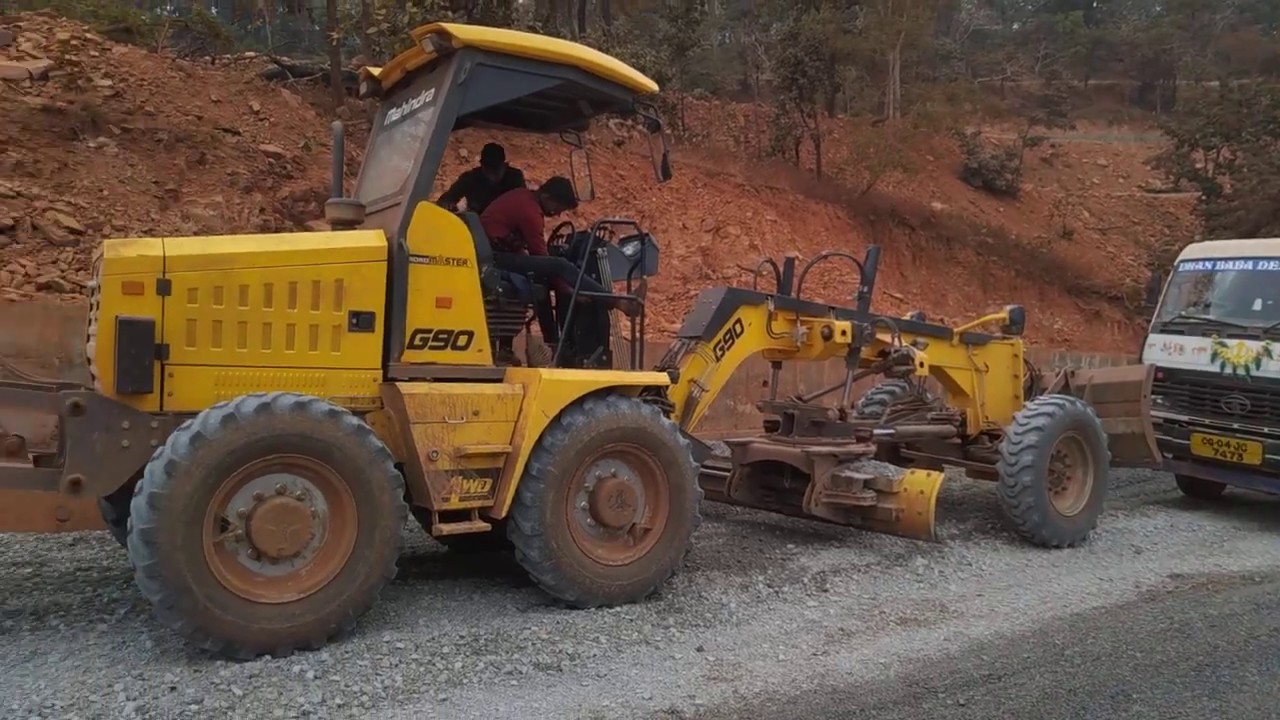 JCB Dozer Working Video | JCB Working For New Bridge rod Construction ...