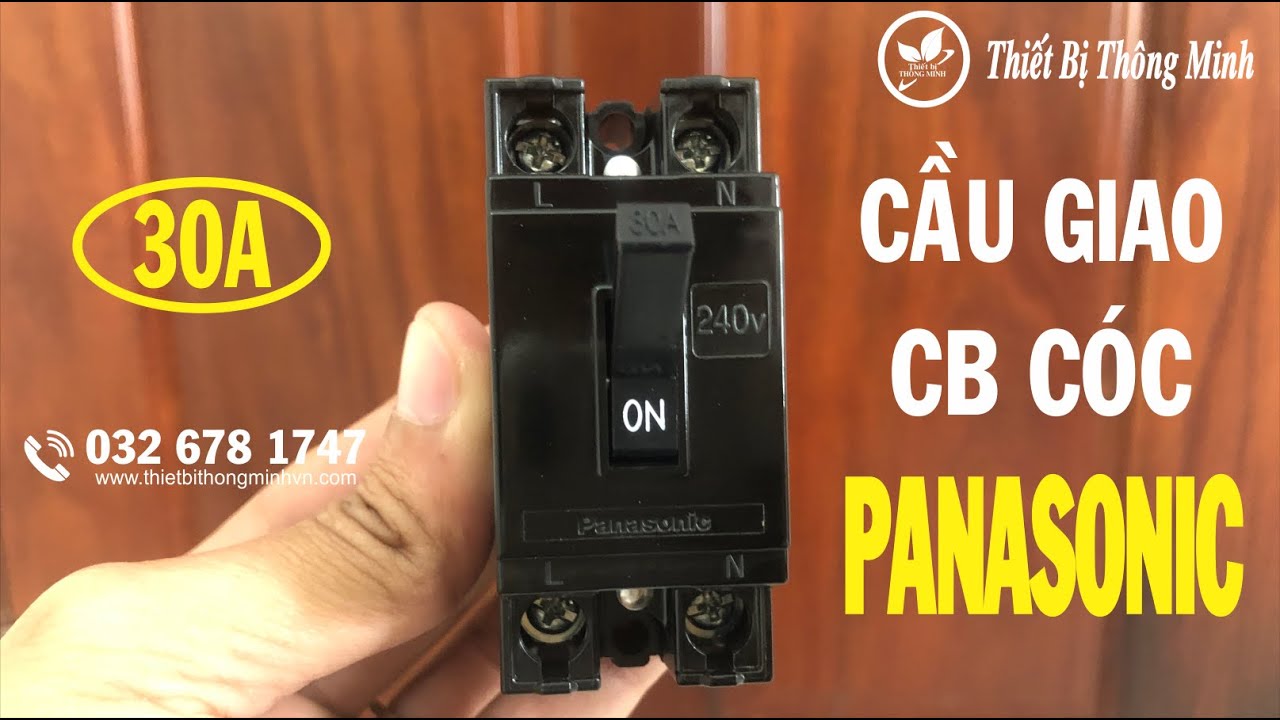 Thiết Bị Thông Minh | CB CÓC PANASONIC 30A (BS1112TV) | CẦU DAO CB ...