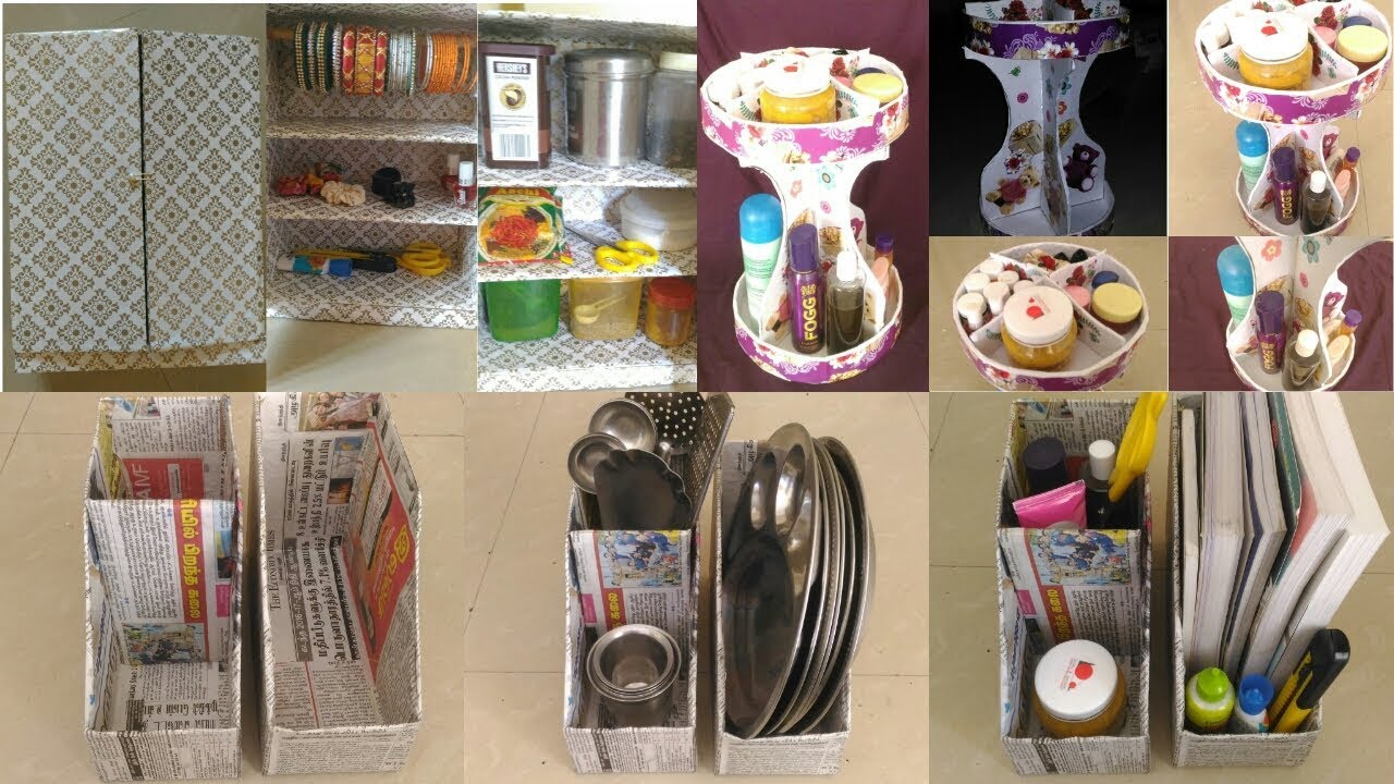 Wow 3 DIY Cardboard reuse ideas | Storage organizers - Kitchen ...