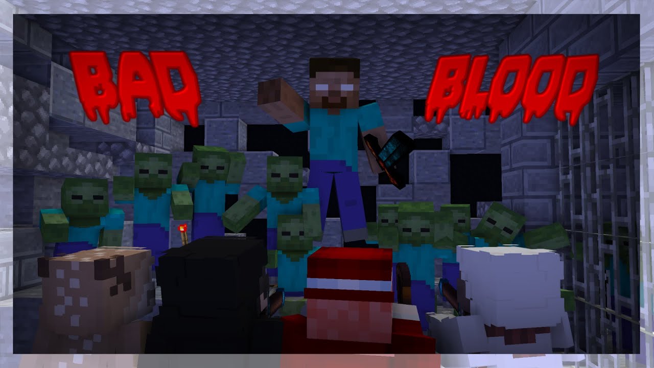 Survivors Take on Herobrine's Undead Mansion | Hypixel COD Zombies - w ...