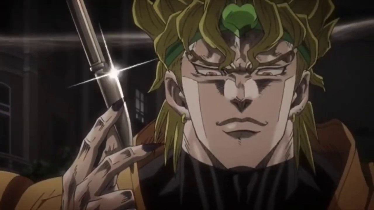 Dio throws knives at people - YouTube