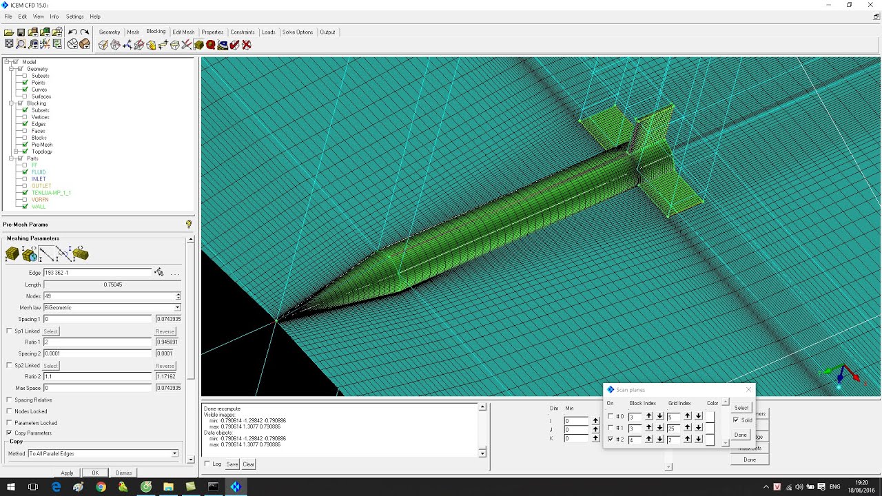 Rocket - ICEM Hexa meshing - YouTube