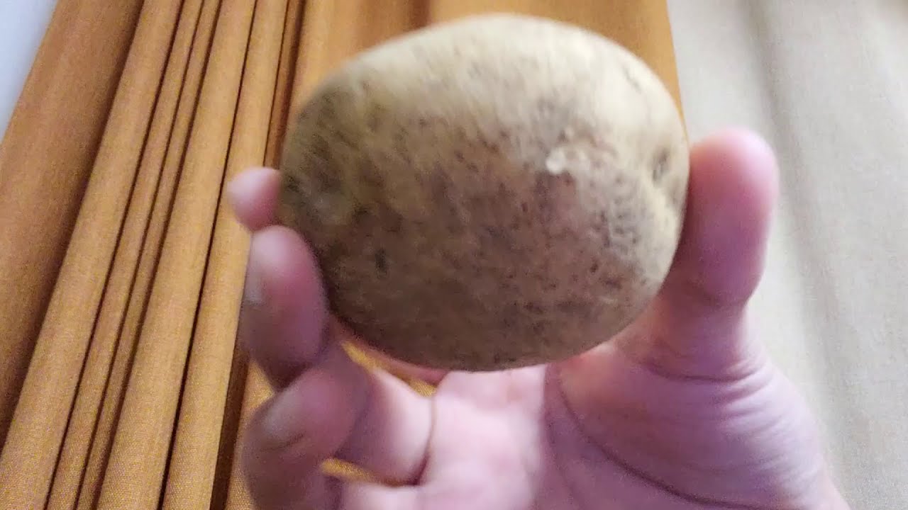 Pierce a potato with FINGER - YouTube