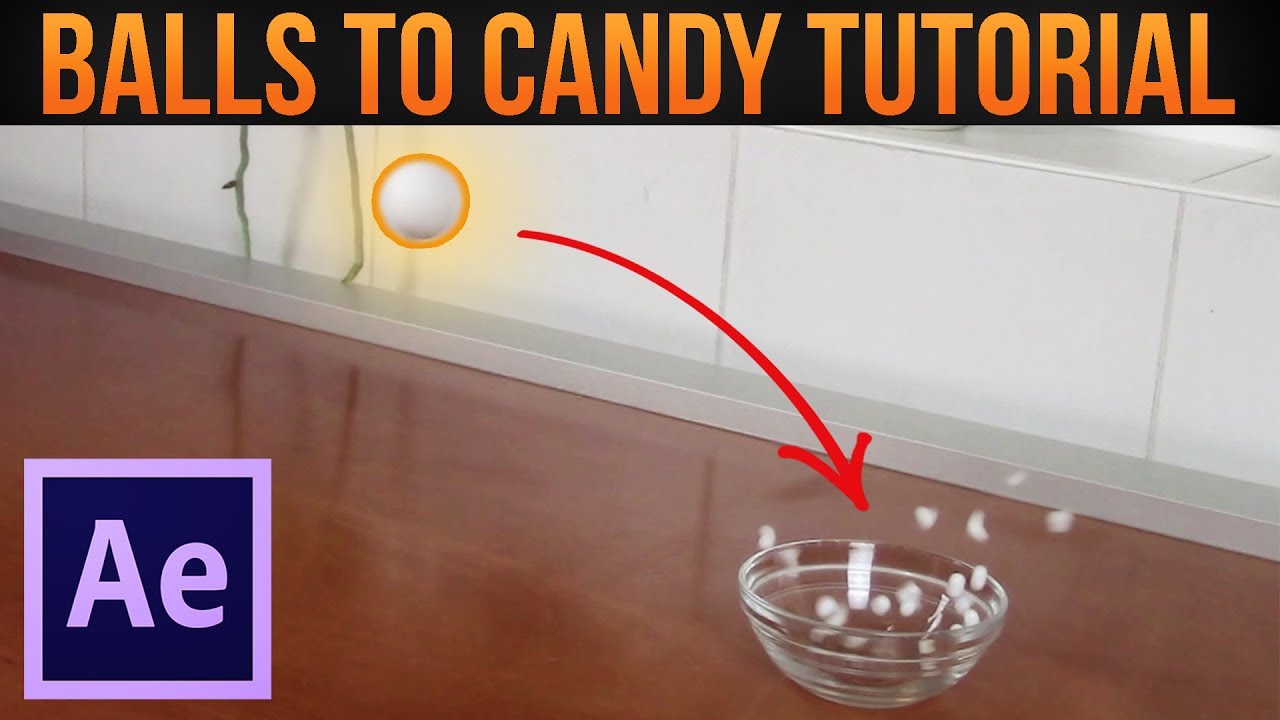 Balls to Candy - Magic Trick│Adobe After Effects Tutorial - YouTube