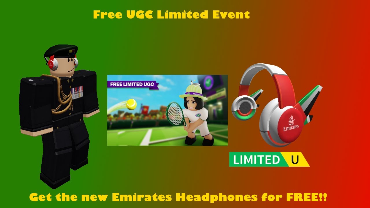 GET IT FAST!!| How to get the Emirate Headphones UGC Limited! | Roblox ...