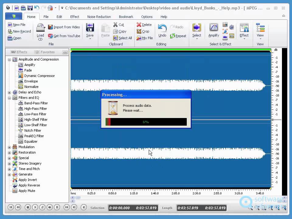 Working with Power Sound Editor Free - YouTube