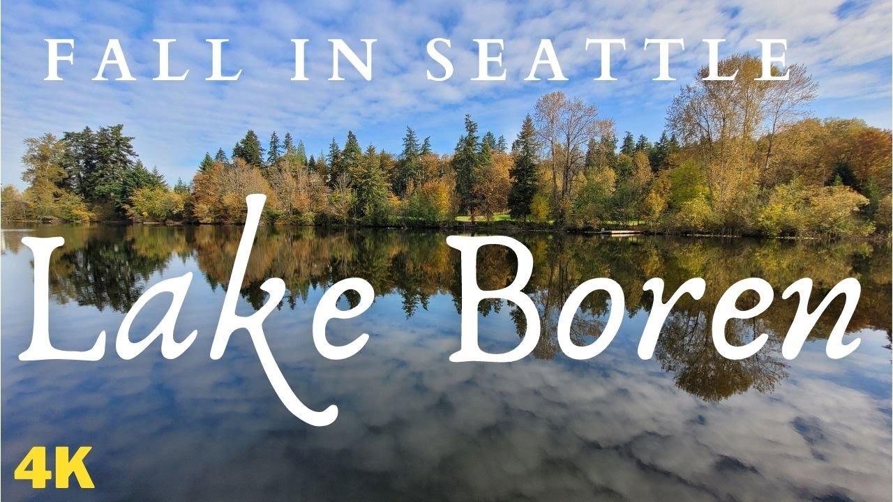 4K Relaxing Walks - Beautiful Autumn in Lake Boren Park, Newcastle ...