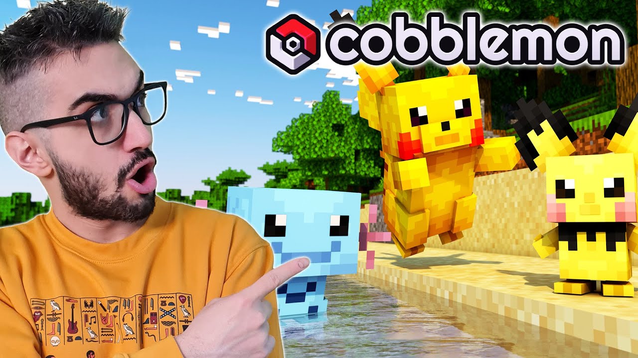 La NUOVA e MIGLIORATA Mod Pokémon per MINECRAFT! - Cobblemon ITA Ep 1 ...
