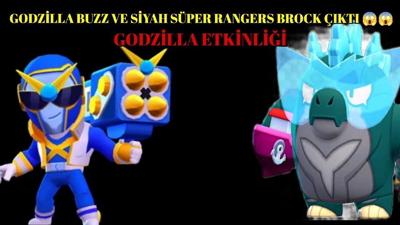 GODZİLLA ETKİNLİĞİ GELDİ GODZİLLA BUZZ VE SİYAH SÜPER RANGERS BROCK ...