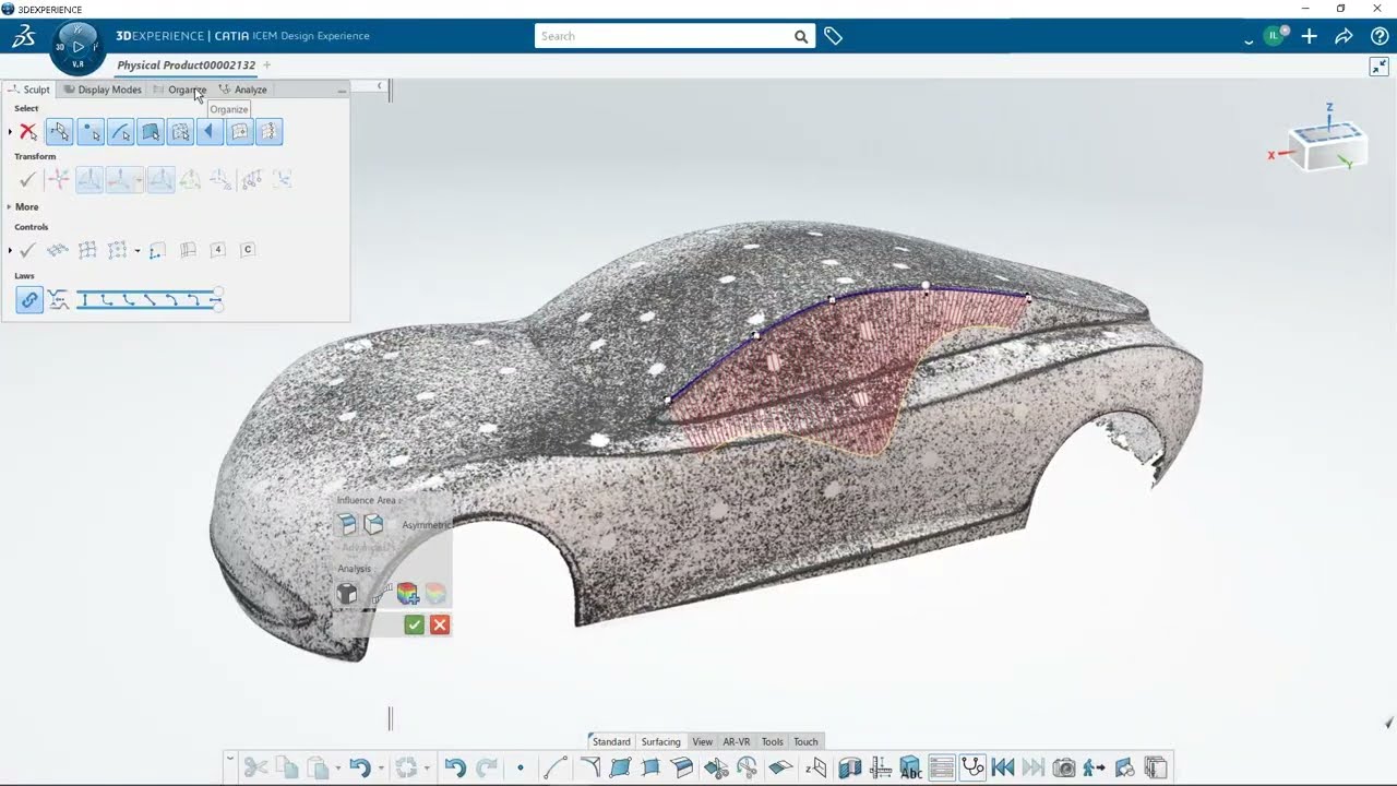 Class A Expert 2021x CATIA ICEM Design - Fictive Edge - YouTube