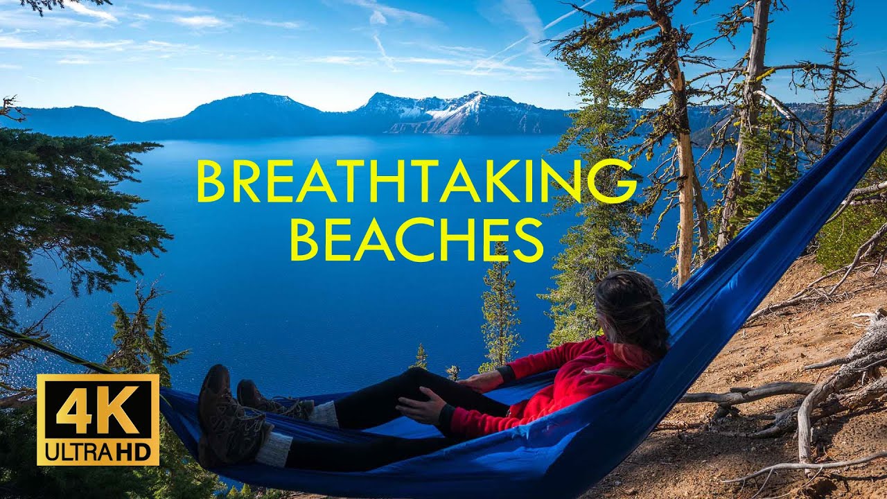 Breathtaking Beaches 🌊 Amazing Nature Scenery & Calming Music - Beach ...
