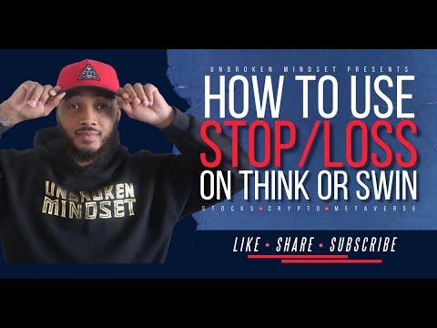 How To Use A Stop/Loss On Think Or Swim - YouTube