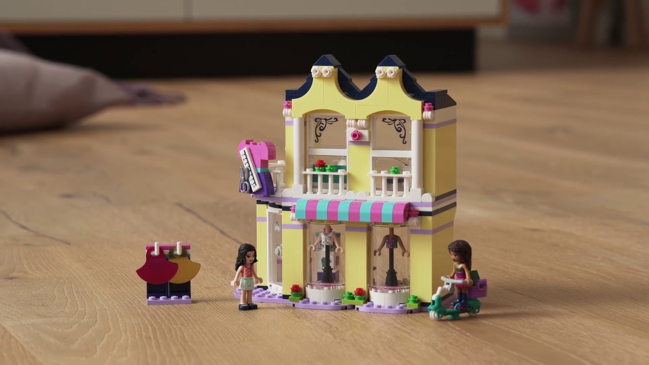 LEGO 41427 Friends - Emma's Fashion Shop - YouTube