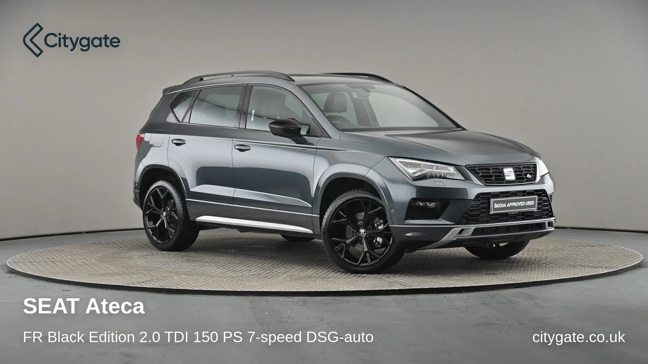 SEAT Ateca - FR Black Edition 2.0 TDI 150 PS 7-speed DSG-auto - Citygate SEAT Twickenham - YouTube