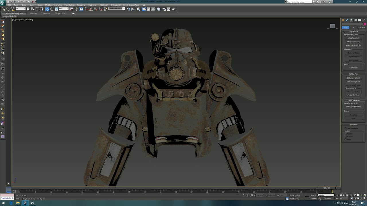 Power Armour Helmet Open - YouTube