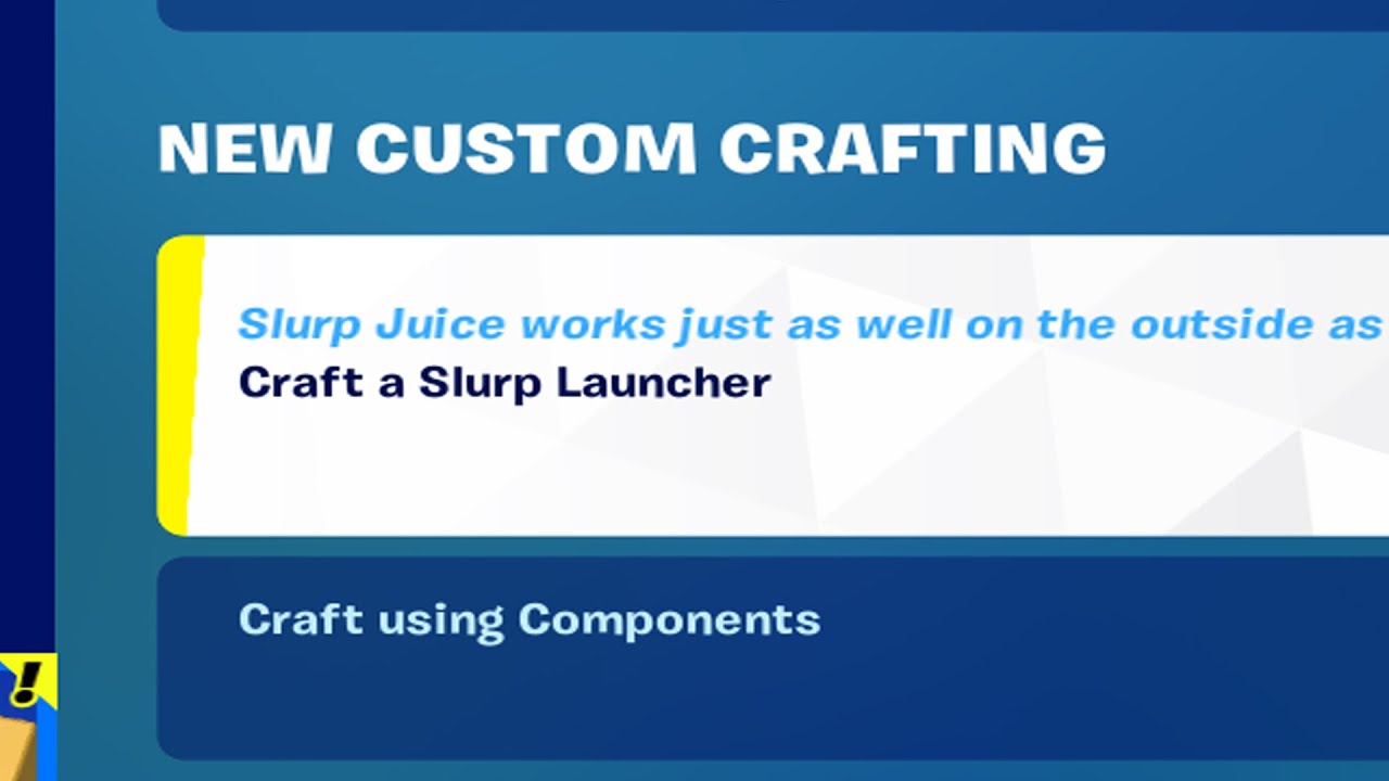 Craft a Slurp Launcher || Fortnite Lego Weekly Quests - YouTube