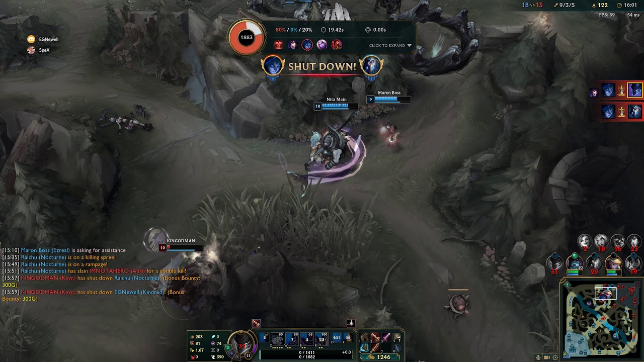 League of Legends | Invisible Kayn Skillshot - YouTube